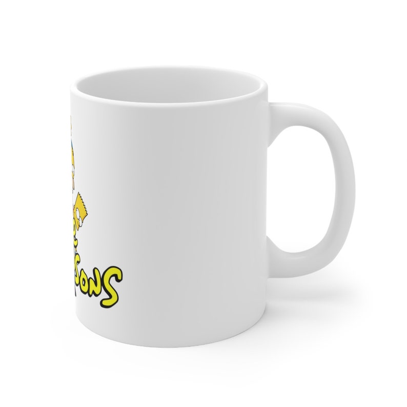 Simpsons Mug, Homer Simpson Coffee Cup, Cartoon Character Tea Mug ...