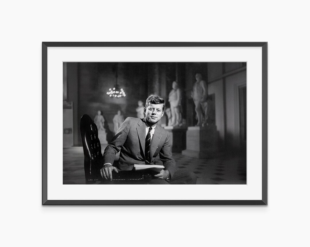 John F Kennedy, Photography Prints, JFK Poster, John F Kennedy Print ...