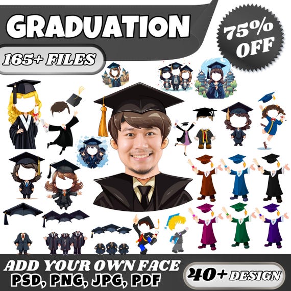 Graduation Cap And Gown Template Graduation Gown Template – Clipart