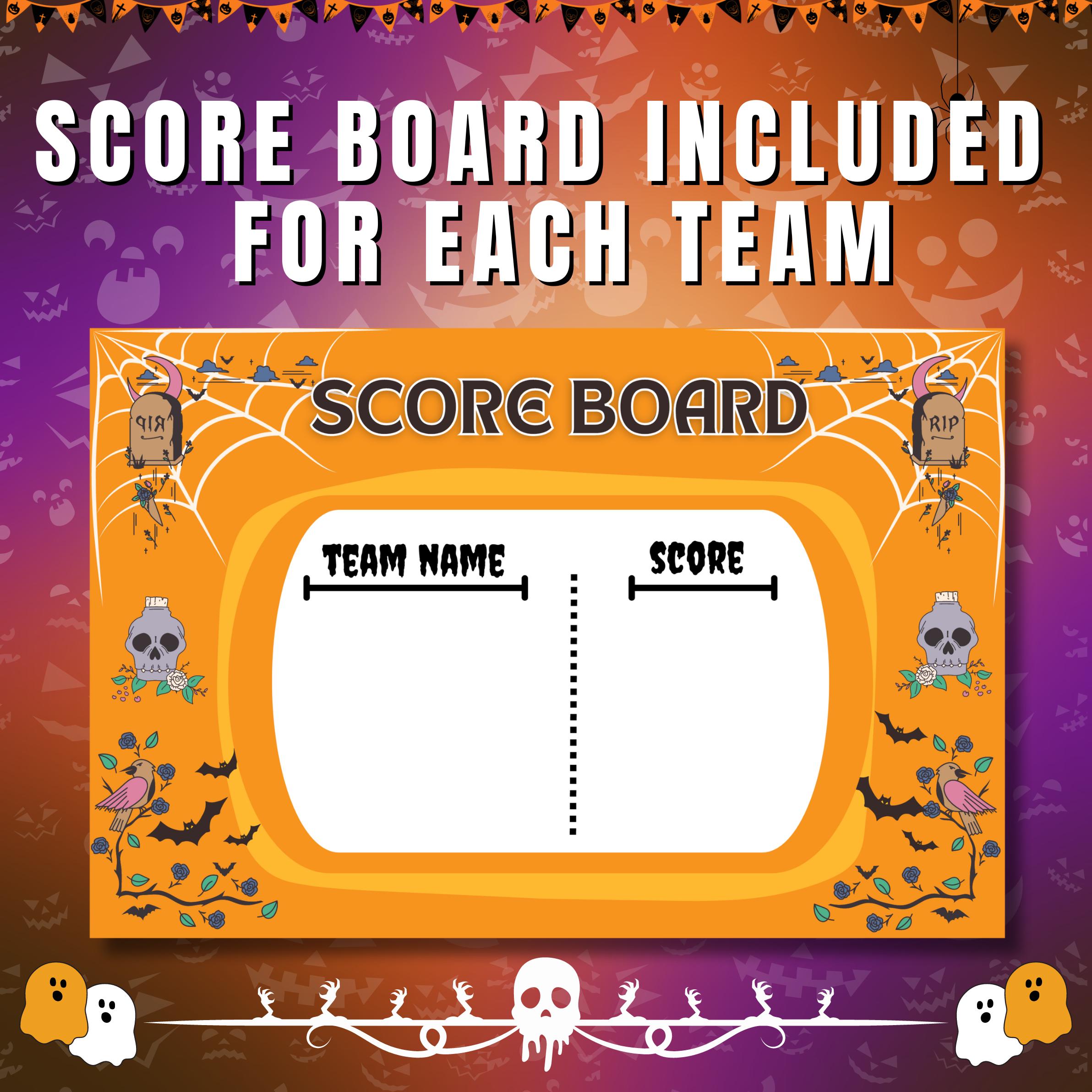 Halloween Family Feud, Printable Family Feud, Fun Feud Game, Group Game ...