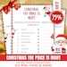 Christmas the Price is Right Game, Christmas Printable Holiday Party ...