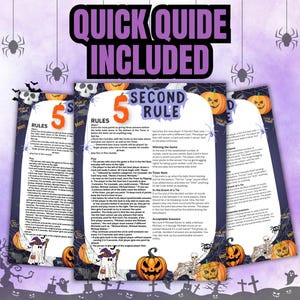 120+ Halloween 5-second Game Cards | Exciting Spooky Trivia Challenge ...
