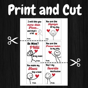 Funny Slang Valentine's Day Cards for Kids & Teens, Printable Classroom ...