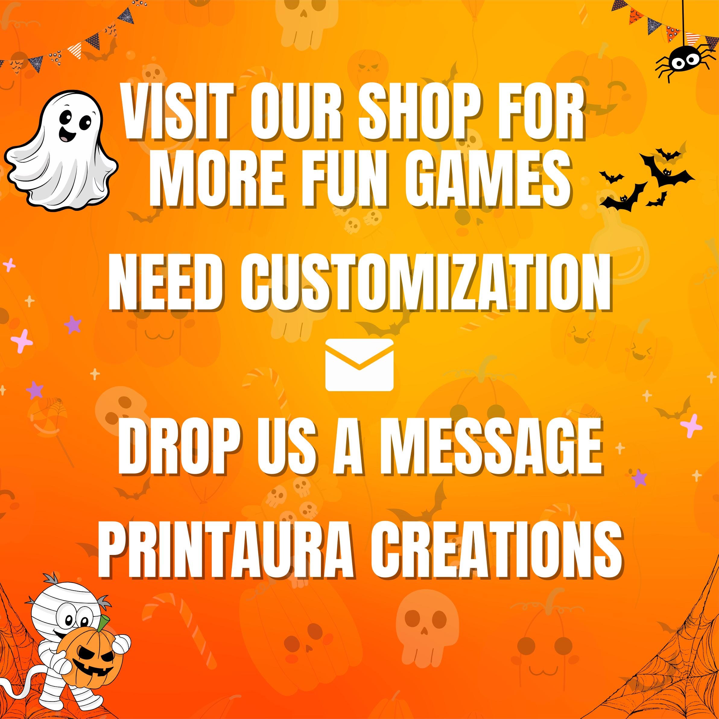 Halloween Mad Libs | Spooky Story Fill-in-the-blanks Game | Fun Festive ...