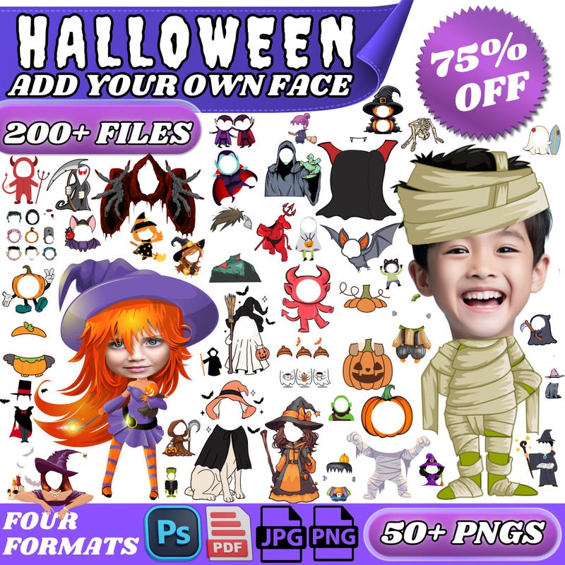 Printable Scary Faces - Etsy