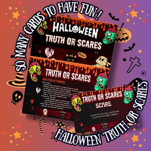 Halloween Truth or Scare Game | Spooky Fun With Printable Truths ...