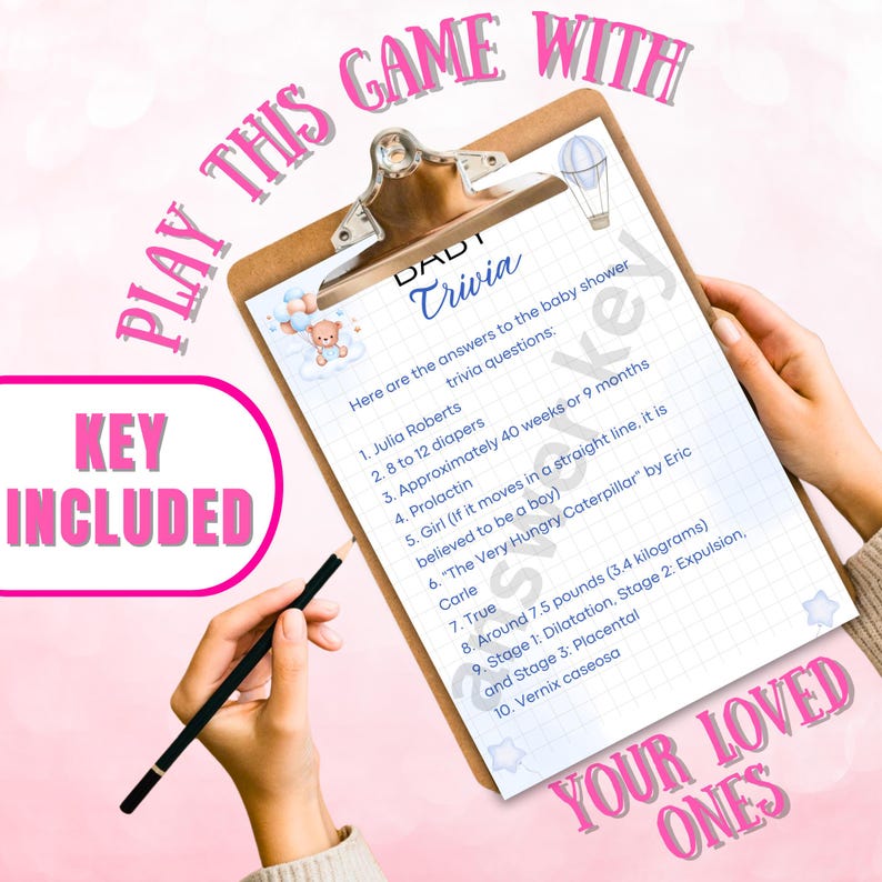 Baby Shower Games Bundle | Printable Baby Shower Activities & Games ...