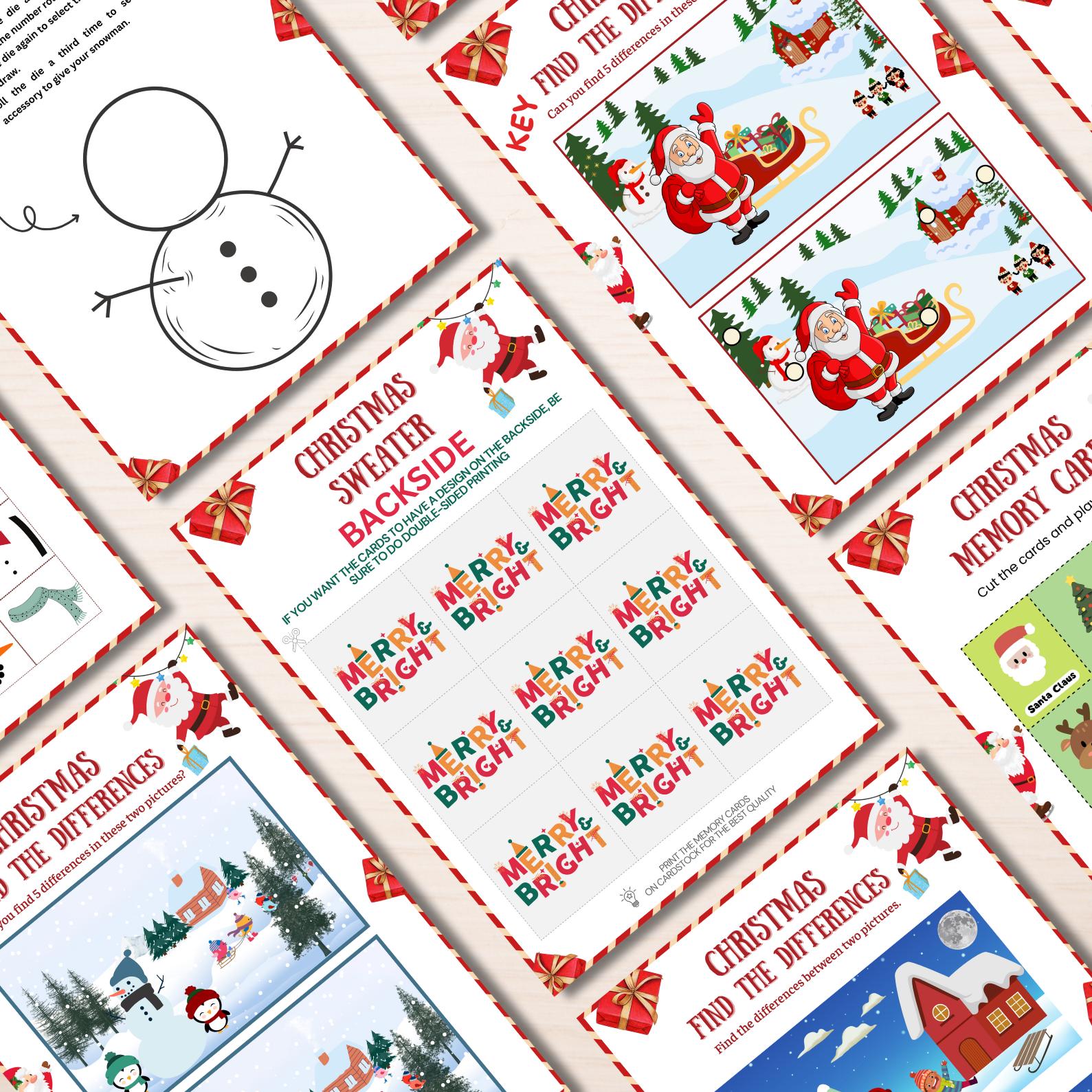 120+ Christmas Games Bundle, Christmas Party Games, School Christmas ...