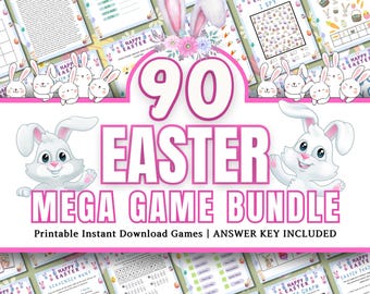 Easter Games Bundle, Printable Easter Party Games, Easter Games for ...