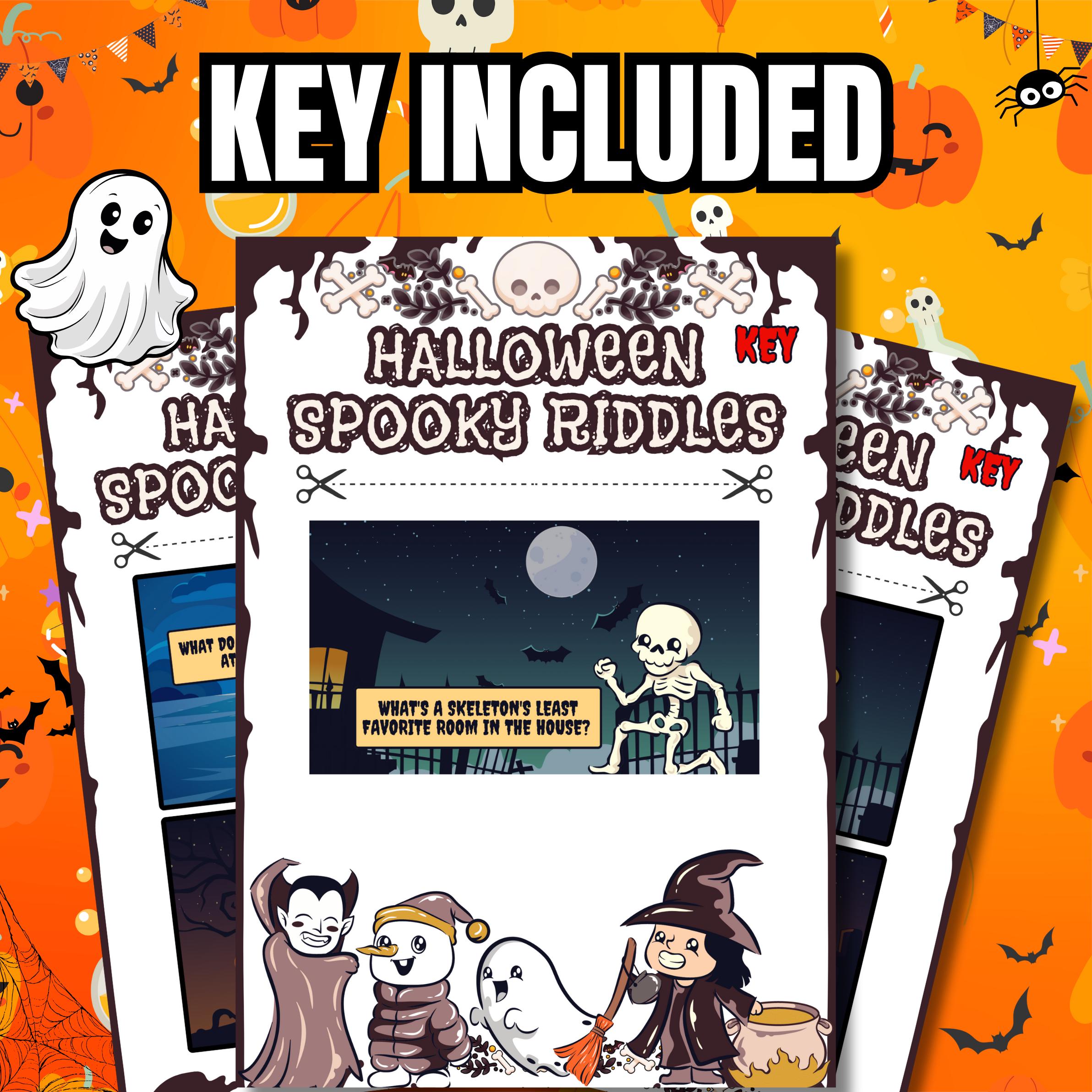 Halloween Spooky Riddles | Printable Party Game (digital Download) - Etsy