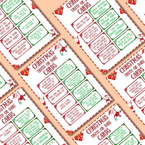 Christmas Truth or Dare, Christmas Holiday Party Game, Christmas Game ...