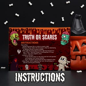 Halloween Truth or Scare Game | Spooky Fun With Printable Truths ...