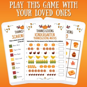 Thanksgiving Mega Game Bundle | 200+ Printable Pages | Activities for ...