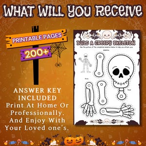 200+ Halloween Games Bundle | Fun Printable Activities for Kids, Teens ...