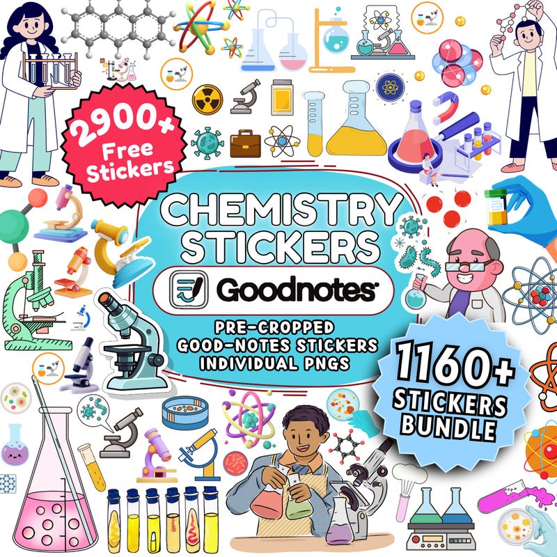 Chemistry Stickers - Etsy
