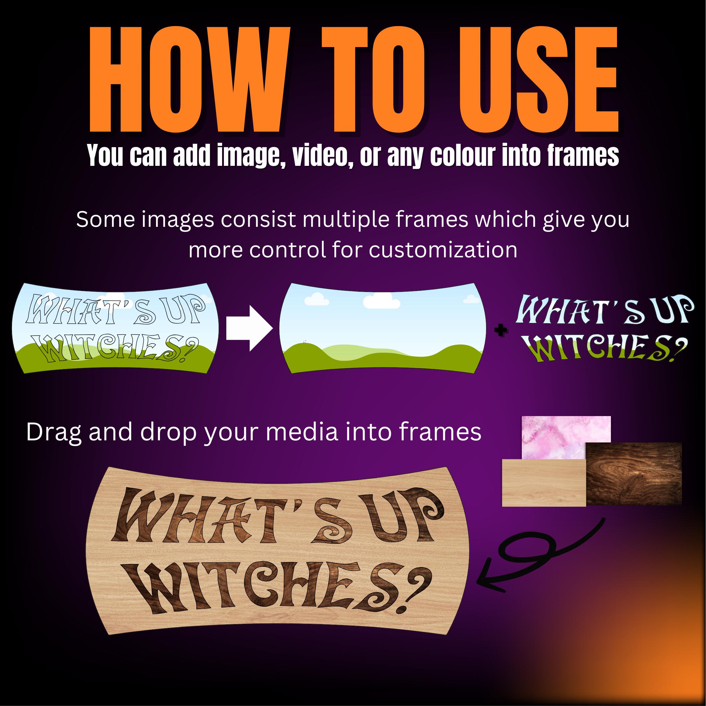 Halloween Frames MEGA Bundle | 200+ Editable Canva Frames | Spooky ...