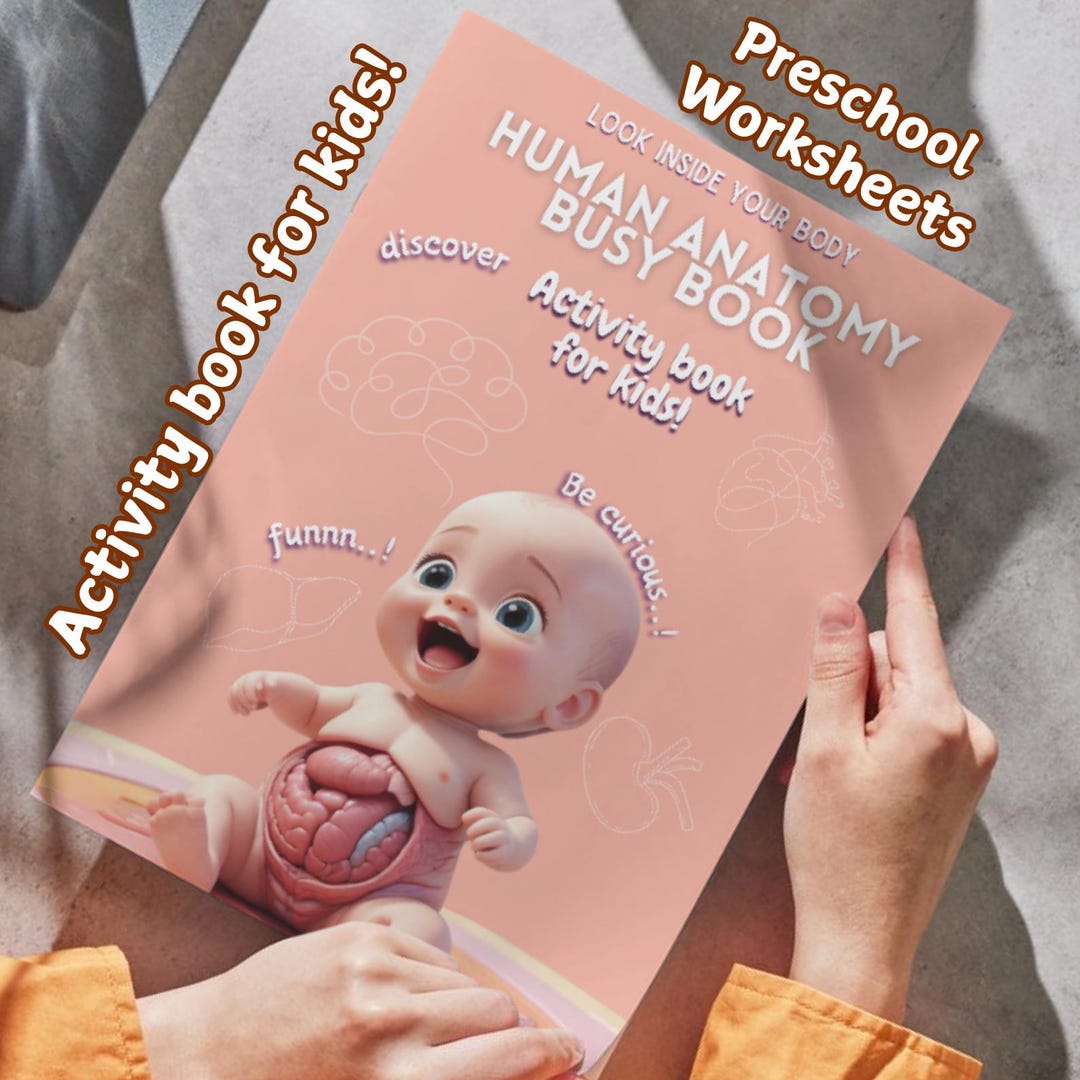 Human Anatomy Busy Book Printable | Preschool Worksheets & Toddler ...