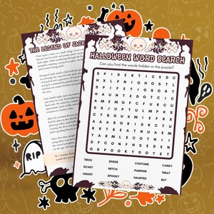200+ Halloween Games Bundle | Fun Printable Activities for Kids, Teens ...