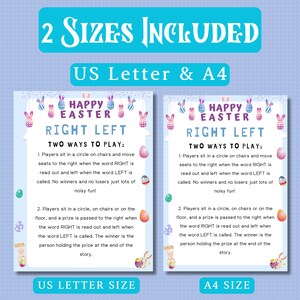 Easter Left Right Game | Pass the Prize Story Game | Fun Easter Party ...