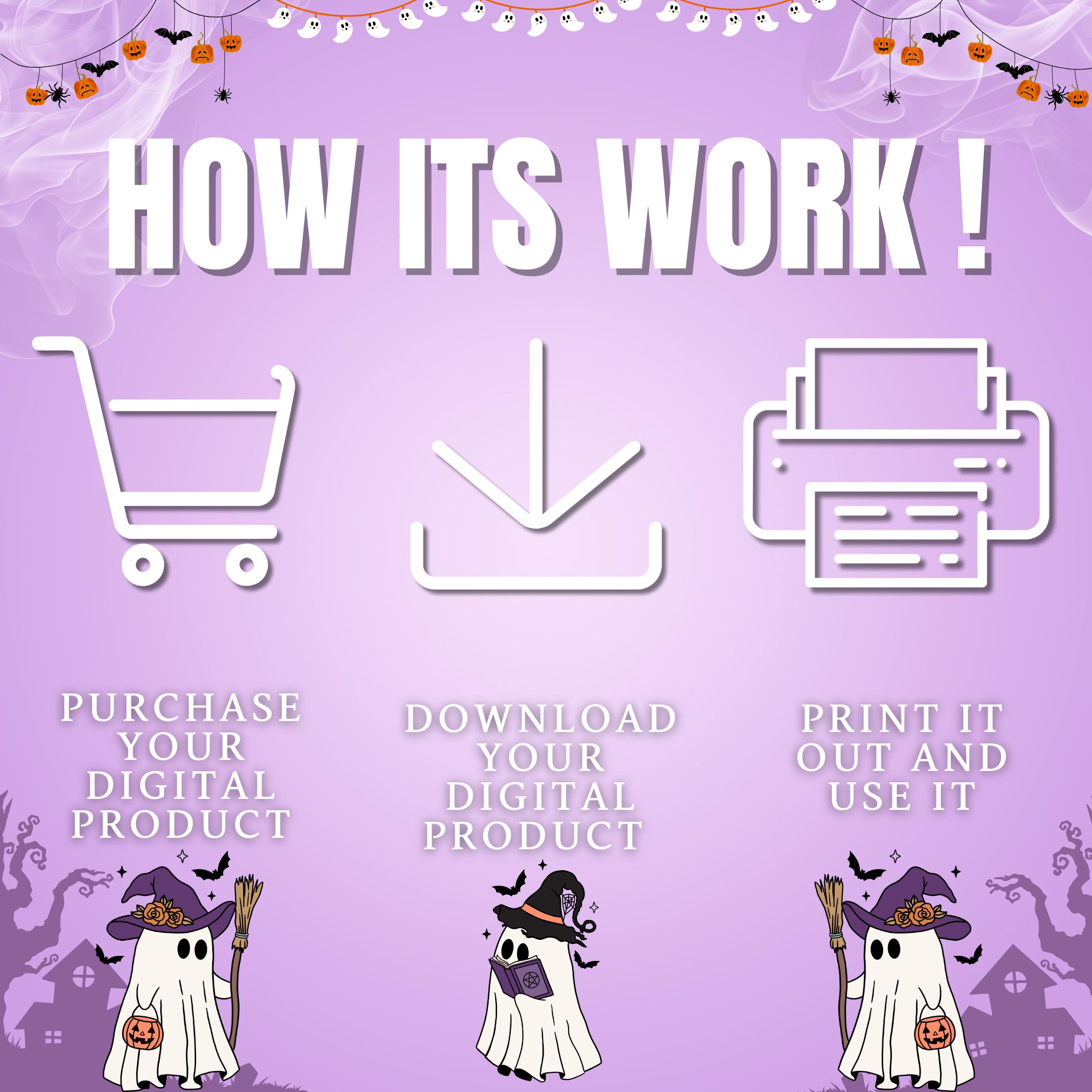 Halloween Scavenger Hunt | Fun Indoor & Outdoor Treasure Hunt for Kids ...