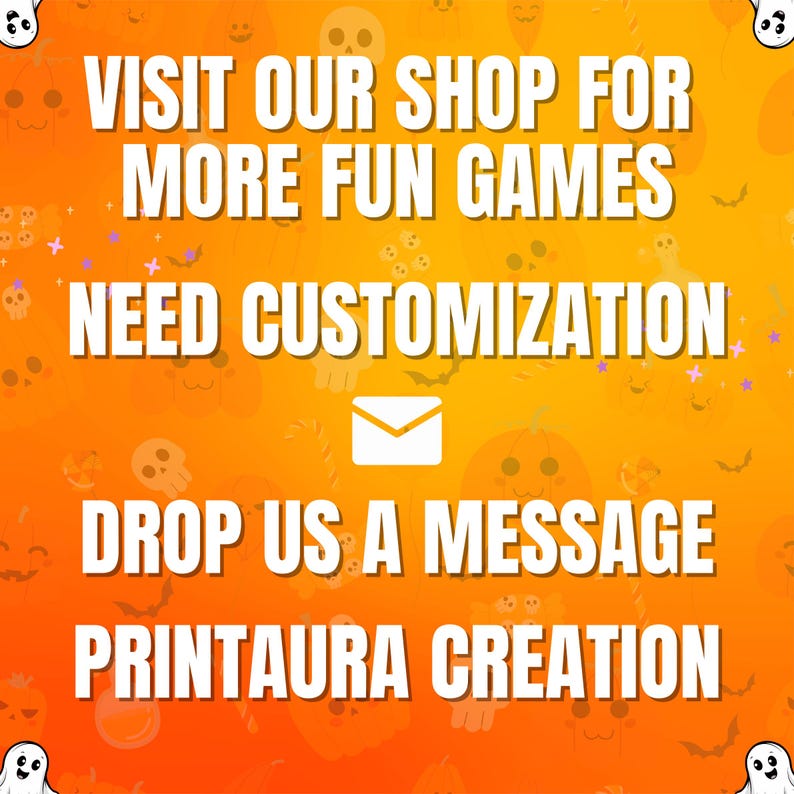 8-in-1 Halloween Games Bundle | Printable Party Fun for All Ages | All ...