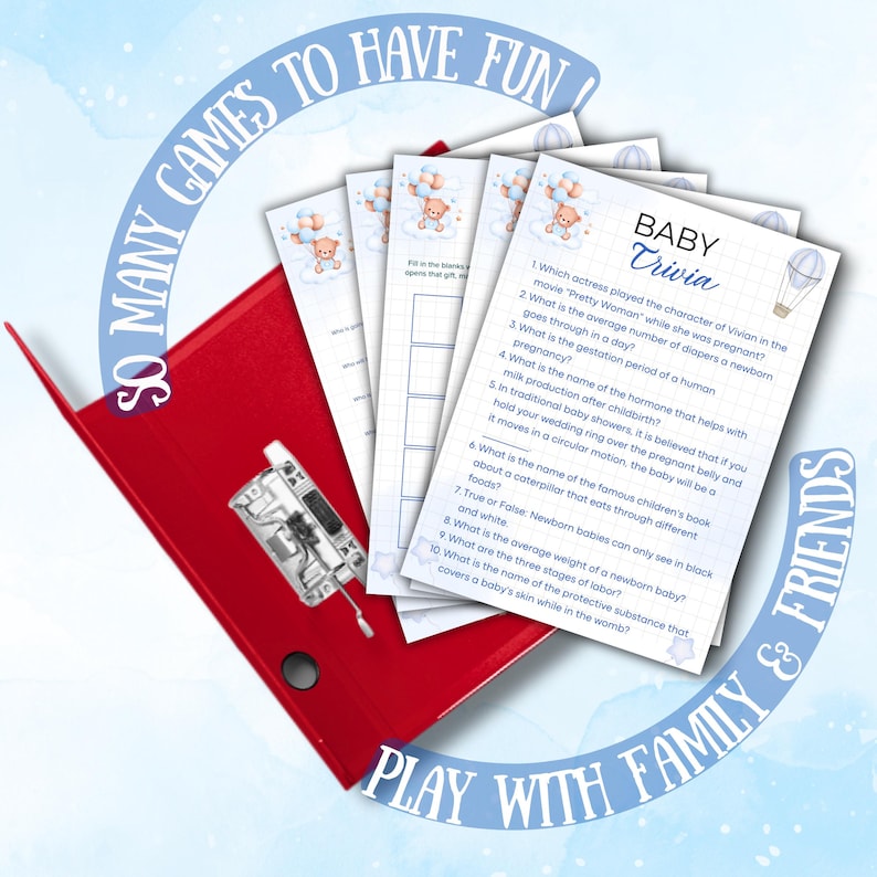 Baby Shower Games Bundle | Printable Baby Shower Activities & Games ...