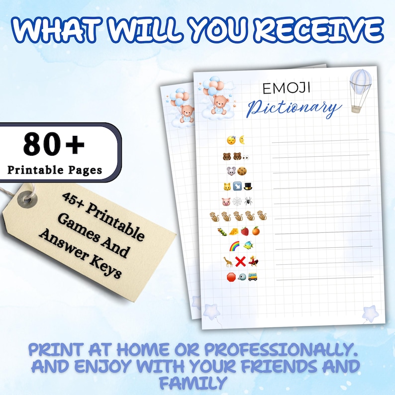 Baby Shower Games Bundle | Printable Baby Shower Activities & Games ...