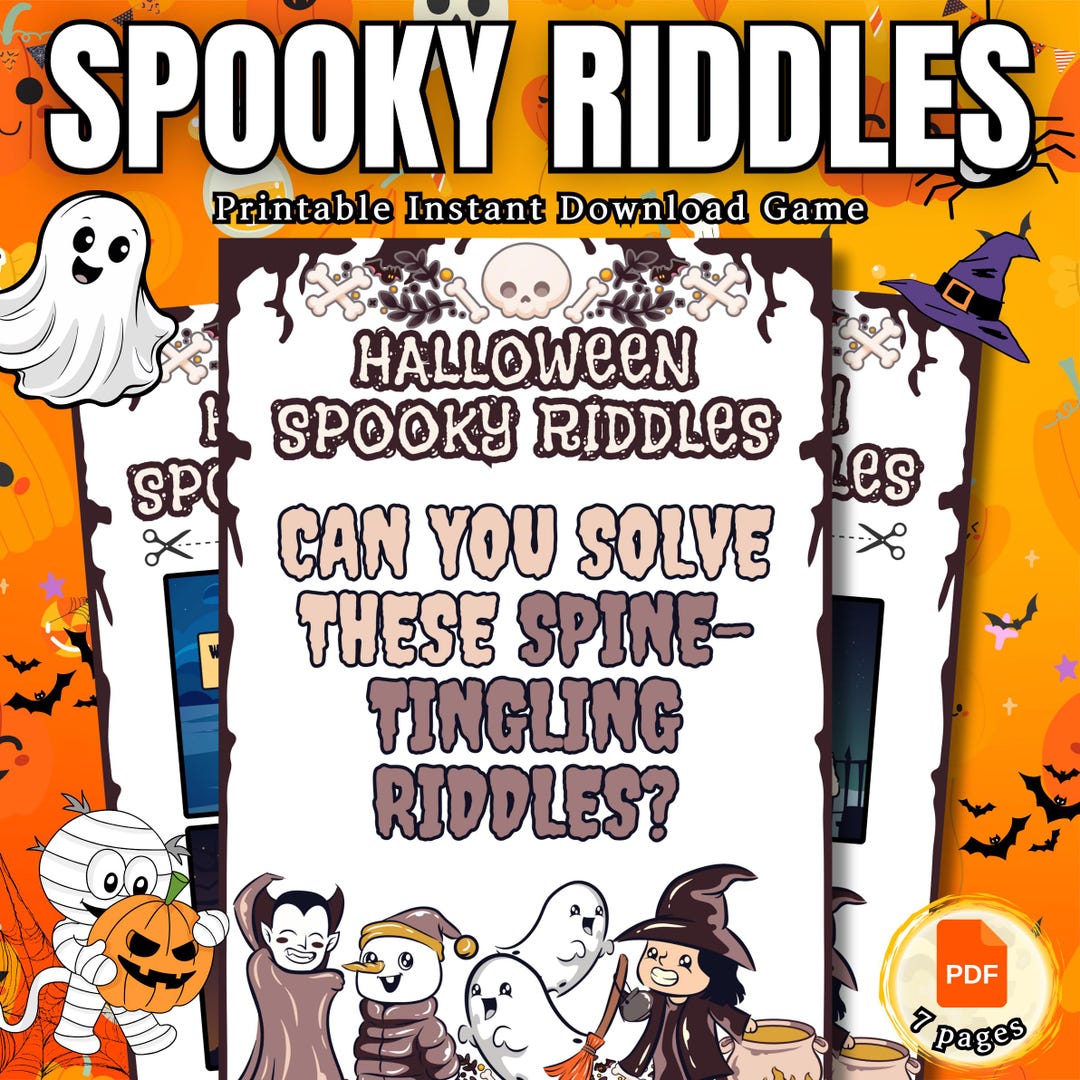 Halloween Spooky Riddles | Fun & Frightening Riddles for All Ages ...