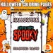 Halloween Coloring Pages Spooky & Fun Printable Designs for Kids ...