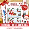 Spot the Difference Printable - the Snowman Family - Etsy