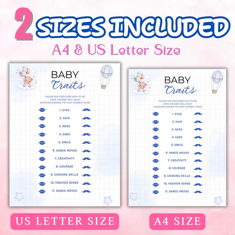 Baby Shower Games Bundle | Printable Baby Shower Activities & Games ...