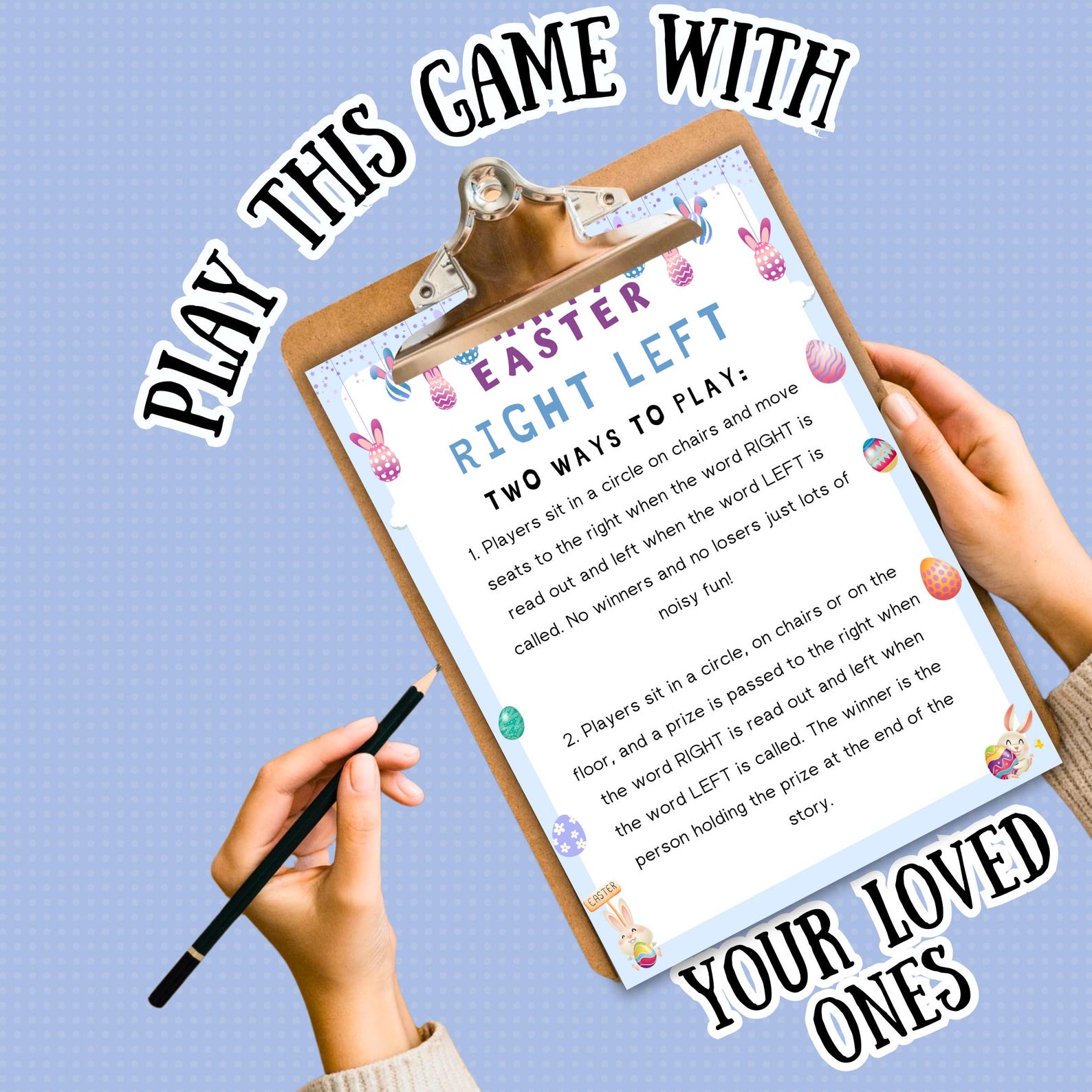 Easter Left Right Game | Pass the Prize Story Game | Fun Easter Party ...