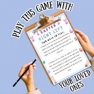 Easter Left Right Game | Pass the Prize Story Game | Fun Easter Party ...