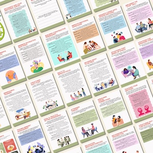 500-page Therapy Worksheets Bundle, CBT Workbook, Mental Health Journal ...