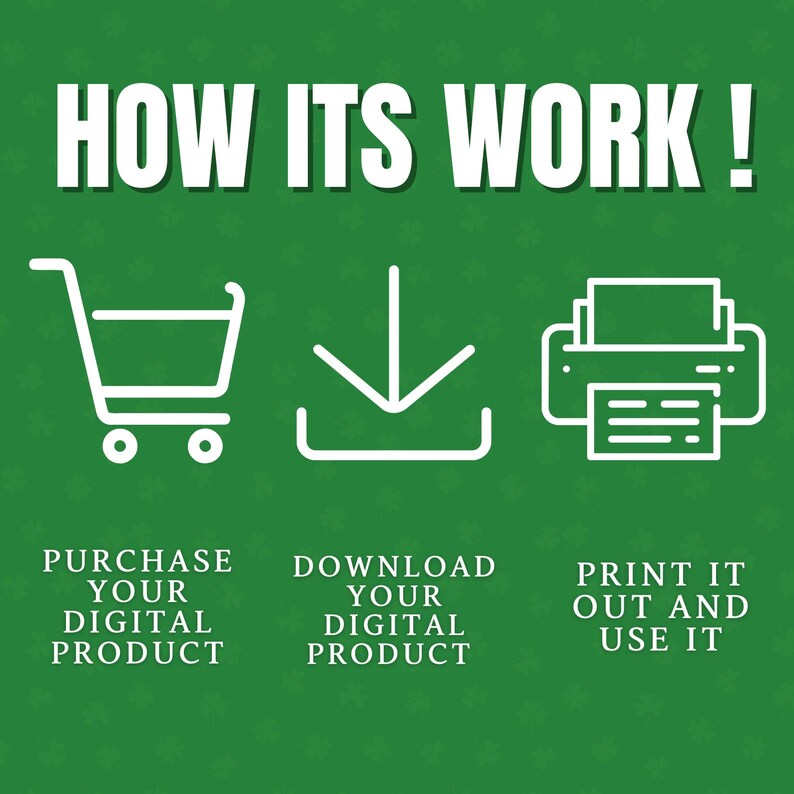 St Patricks Digital Paper Pack - Printable Graphic Design Patterns ...