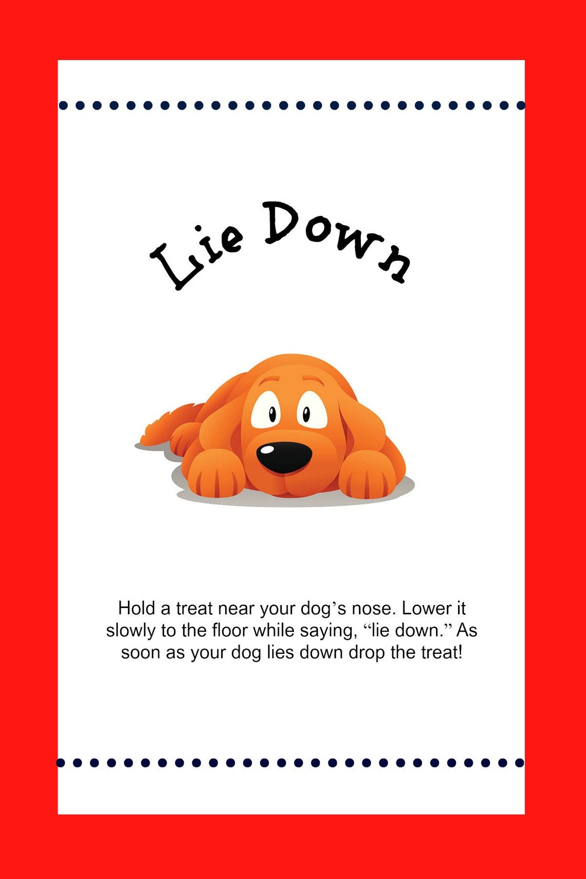 10 Dog Trick Cards, Printable Instant Download! - Etsy UK