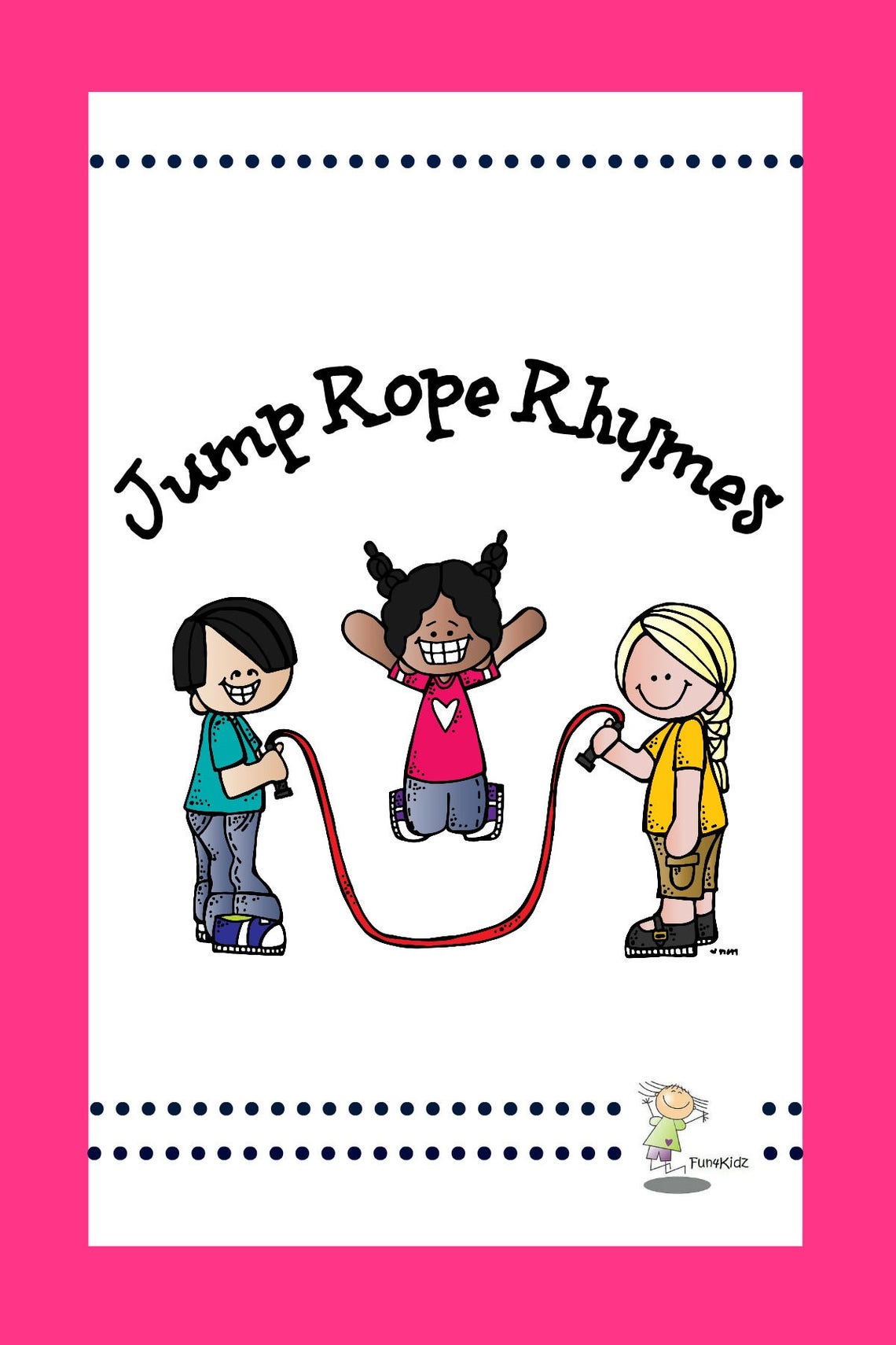 10 Jump Rope Rhyme Cards, Printable Instant Download! - Etsy
