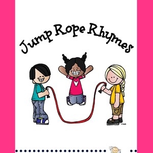 10 Jump Rope Rhyme Cards, Printable Instant Download! - Etsy Canada