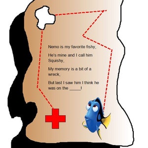 Nemo Treasure Hunt, Printable Instant Download, 10 Clues, Great for ...