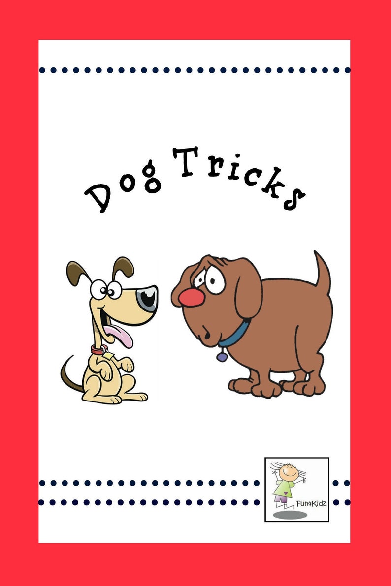 10 Dog Trick Cards, Printable Instant Download! - Etsy UK