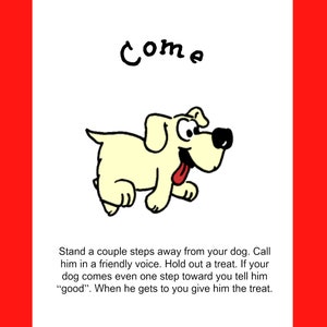 10 Dog Trick Cards, Printable Instant Download! - Etsy UK