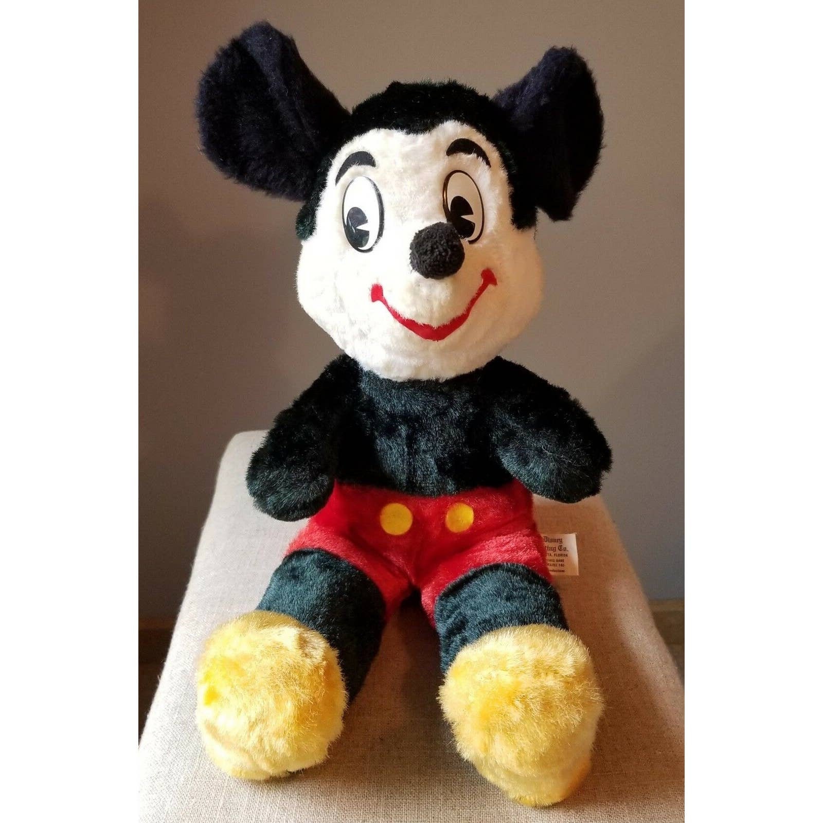 Rare Disney Vintage 1950s Plush Mickey Mouse 18 Walt - Etsy