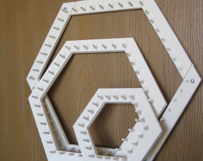 3 Hexagon Lap Looms Love and Money Looms - Etsy
