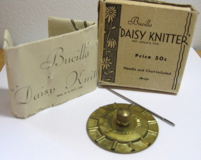 Vintage Daisy Knitter by Bucilla Patent 1931 - Etsy