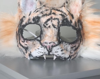 Therian Tiger Cat Mask - Etsy
