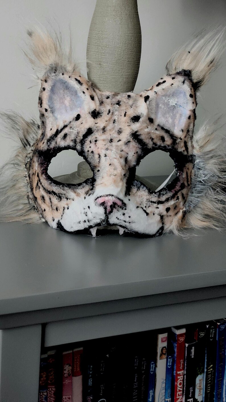 Short-haired Bobcat Mask - Etsy