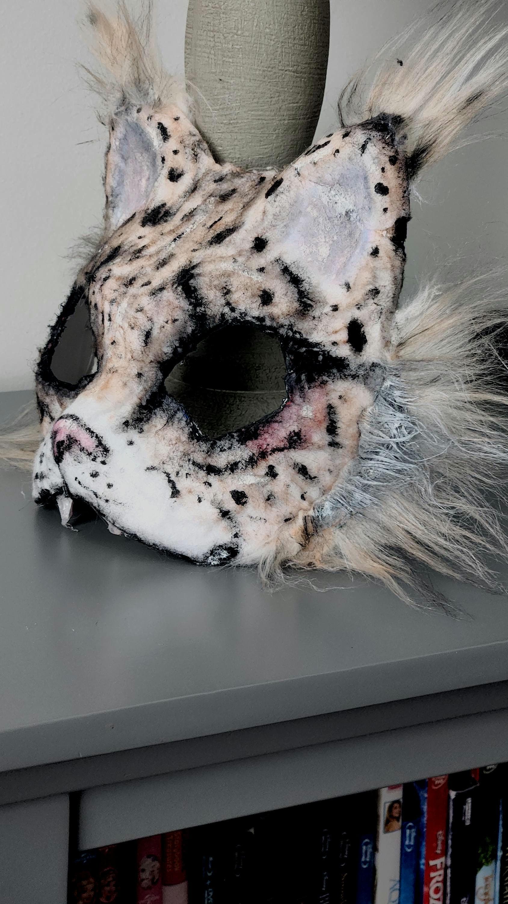 Short-haired Bobcat Mask - Etsy