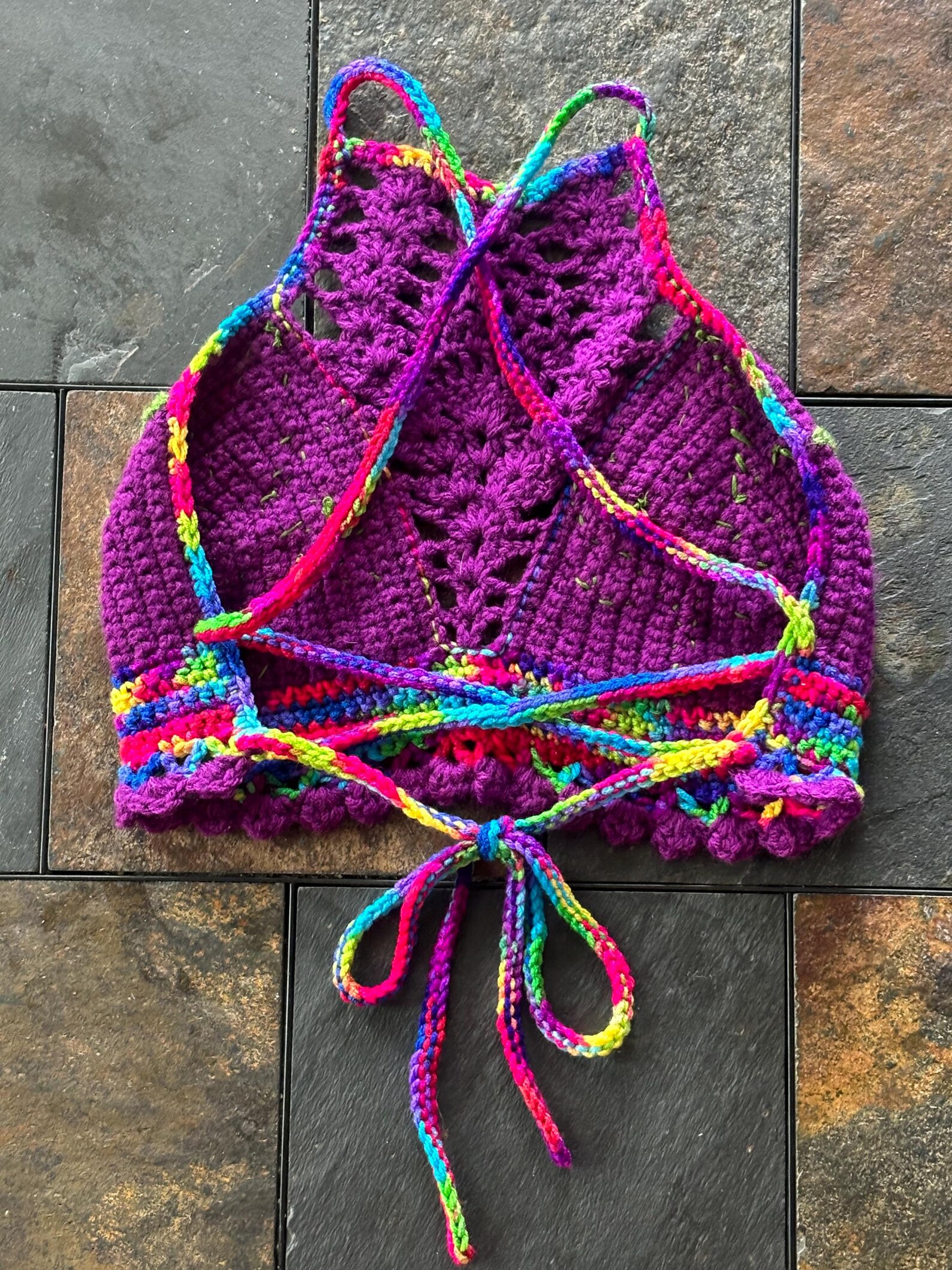 Crochet Leaf Crop Top - Etsy