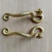 Handmade Solid Brass Snake Door Pull: Vintage Style Handle 18 Cm (7 ...
