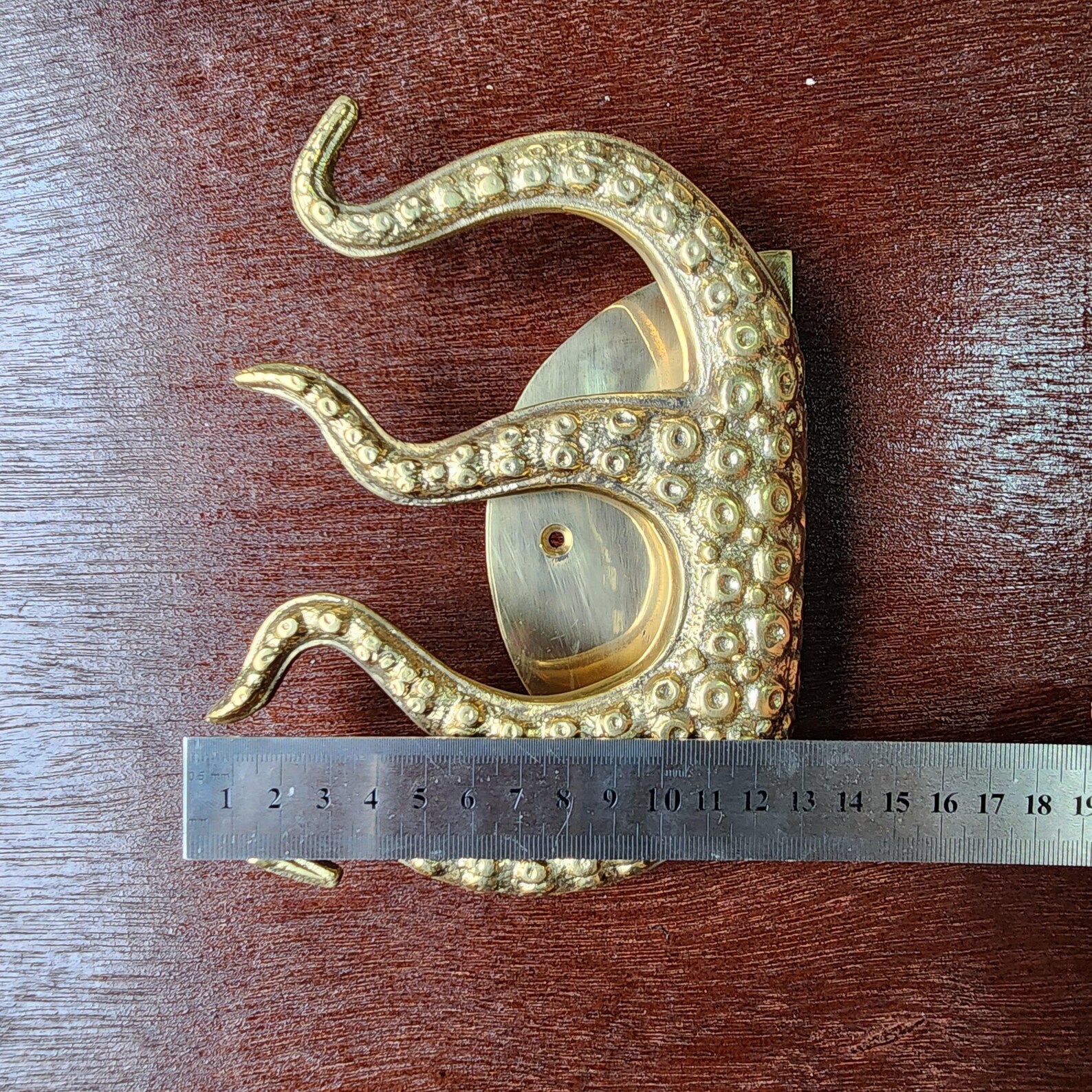 Handmade Polished Brass Octopus Handle - 27cm - Etsy